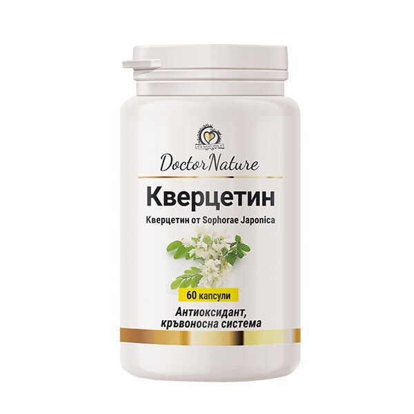 Dr. Nature Кверцетин, 60 капсули - Green Master